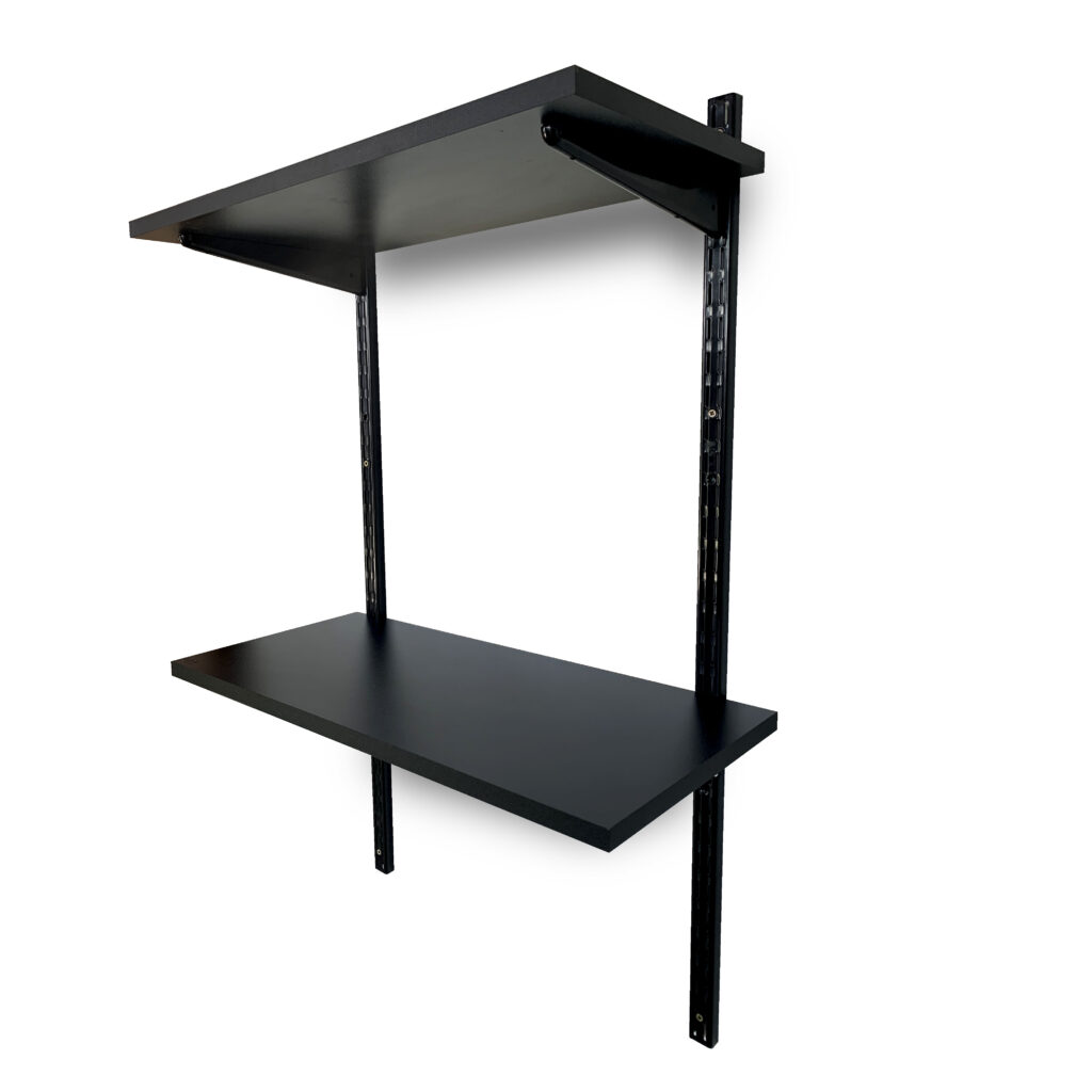 SOPORTE REPISA GRADUABLE DOBLE DUCASSE NEGRO 27 cm - Pisopak Perú